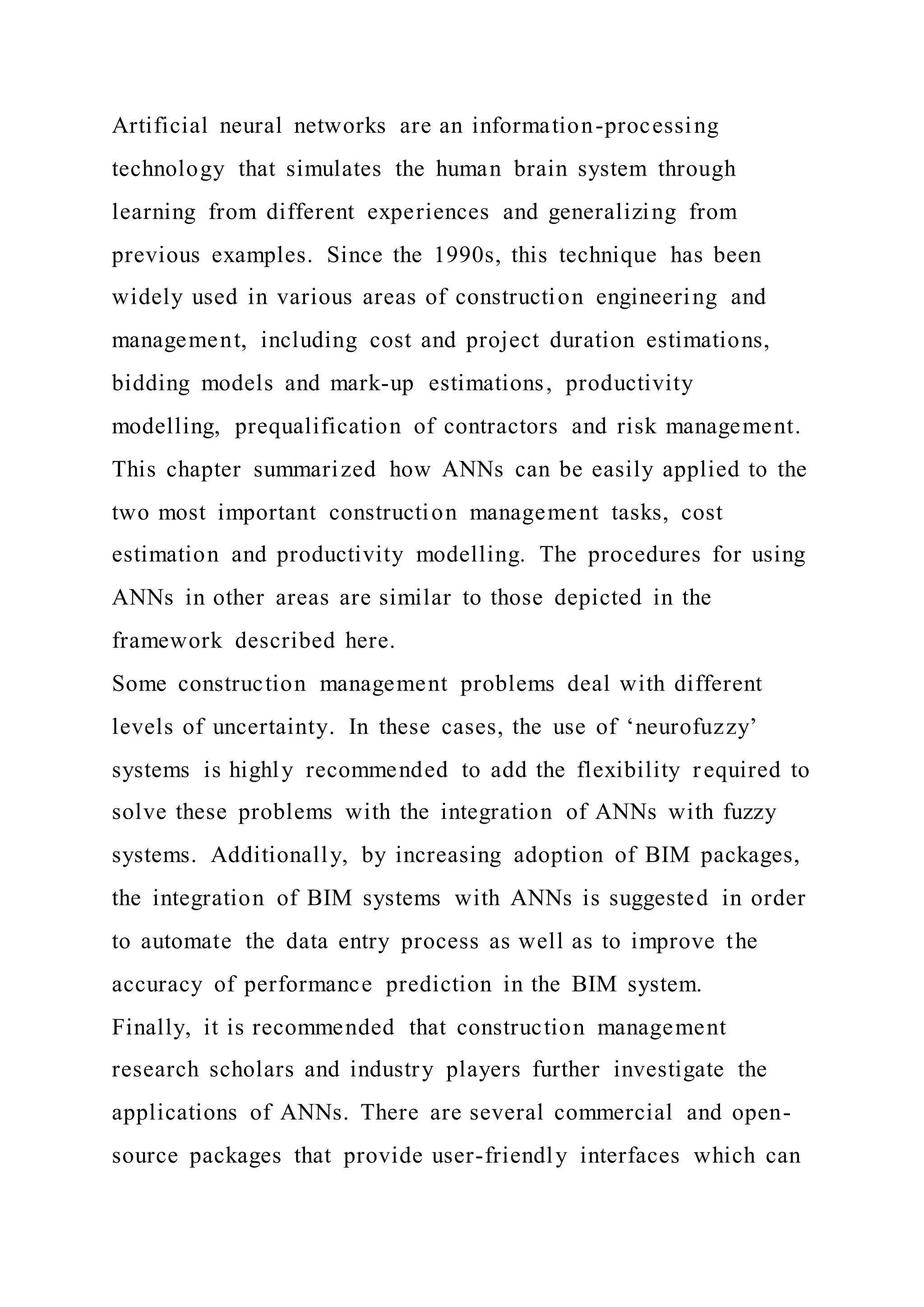 11 Construction Productivity And Cost Estimation Using Artificial Docx
