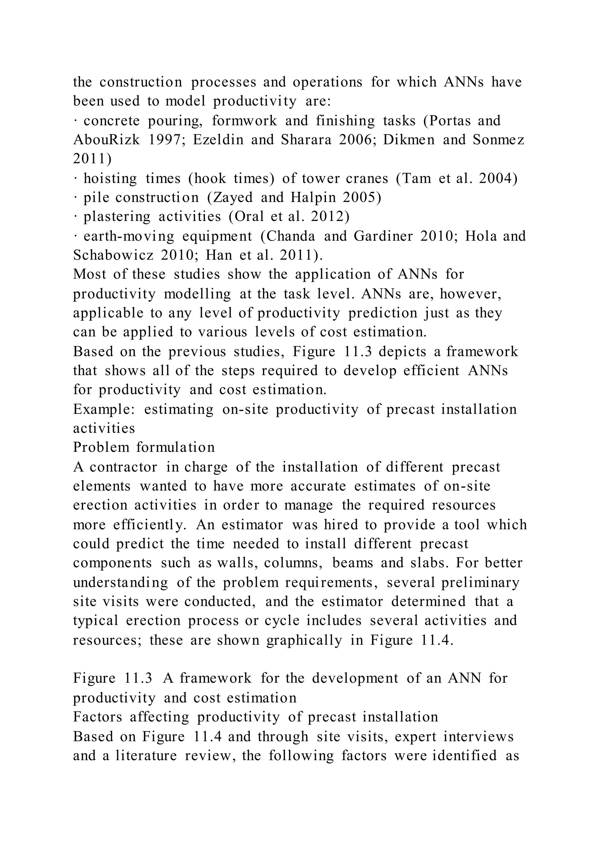 11 Construction Productivity And Cost Estimation Using Artificial Docx