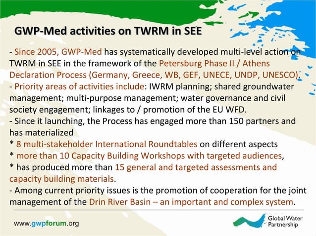 Transboundary Water Management in Southeastern Europe | PPT