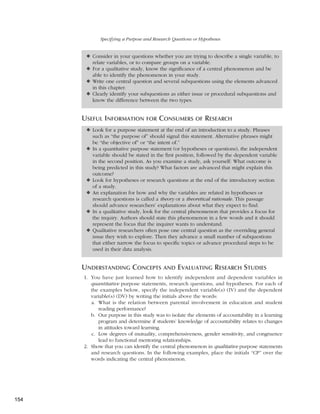 11 creswell, specifying purpose and hypothesis 20-32 | PDF ...