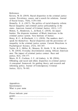 11Criminal Justice Racial discriminationStudent’s Nam | PDF