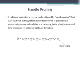 parsing in compiler design presentation .pptx