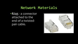 Network materials, tools and testing devices.pptx