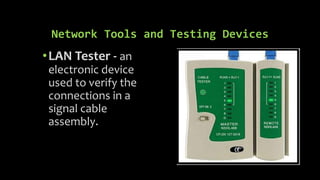 Network materials, tools and testing devices.pptx