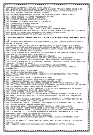 11° cuestionario de control de lectura sobre el mundo de sofía ...