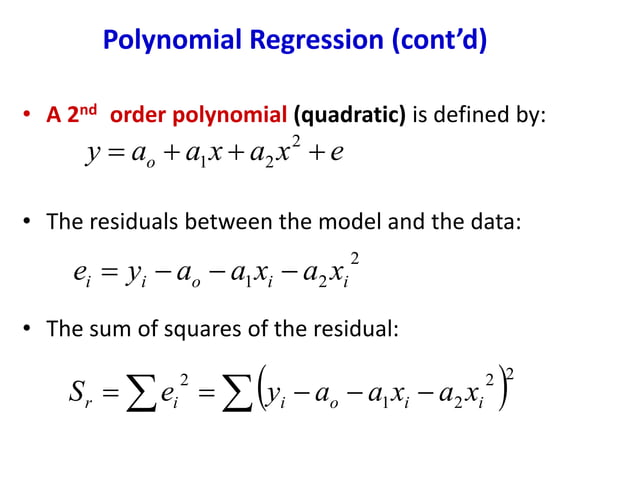 Curve Fitting in Numerical Methods Regression | PDF