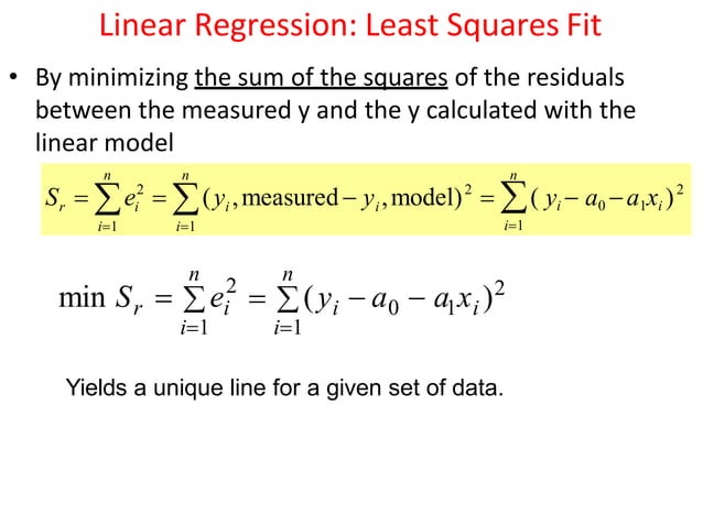 Curve Fitting in Numerical Methods Regression | PDF