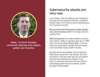 11 Cybersecurity Tips to stay safe online | PDF