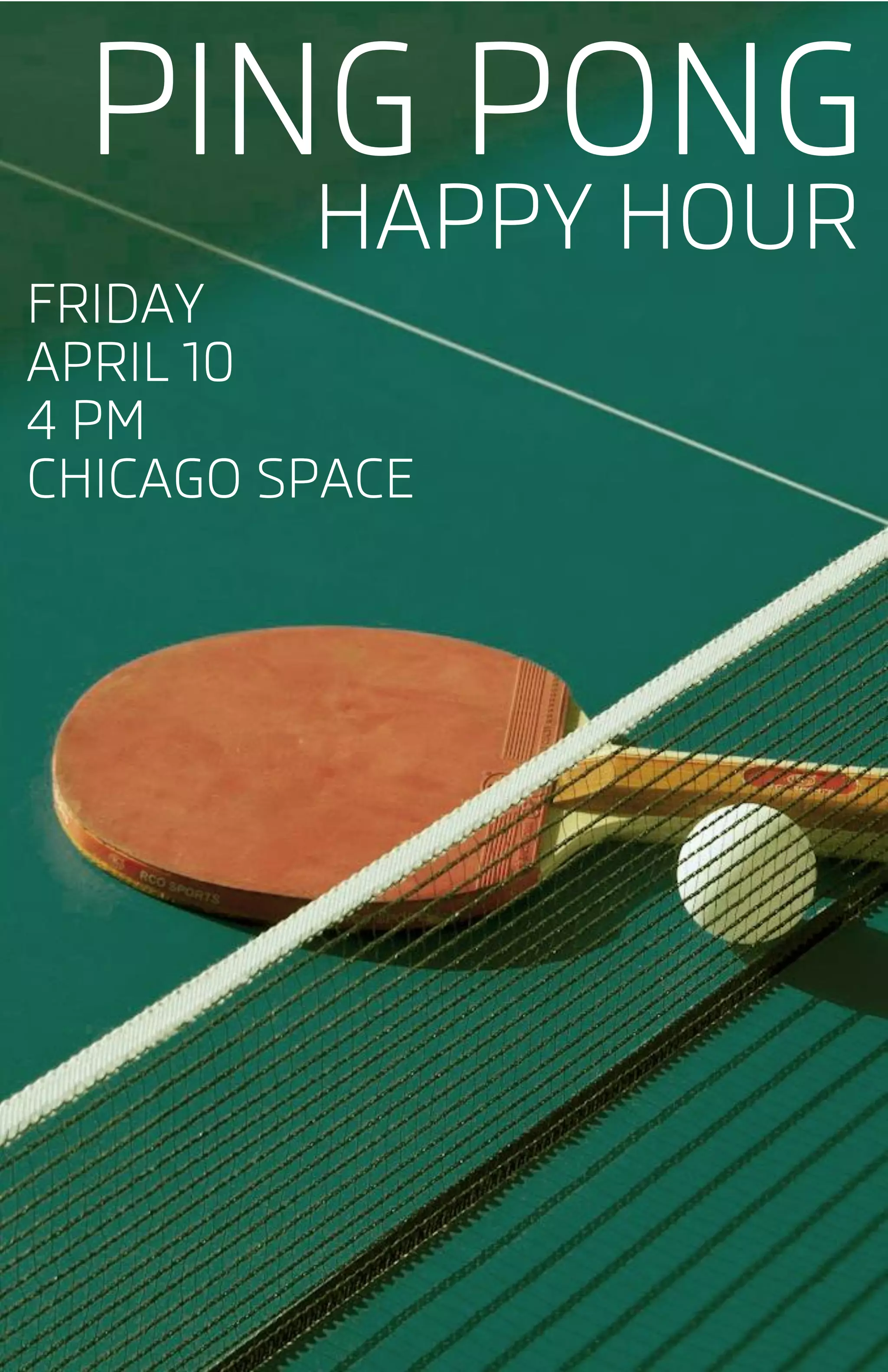 Ping Pong Social Hour POSTER | PDF | Table Tennis | Sports