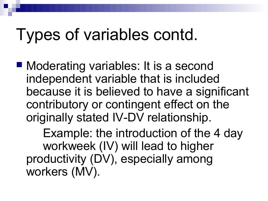 Construct And Variables In Research Methodology