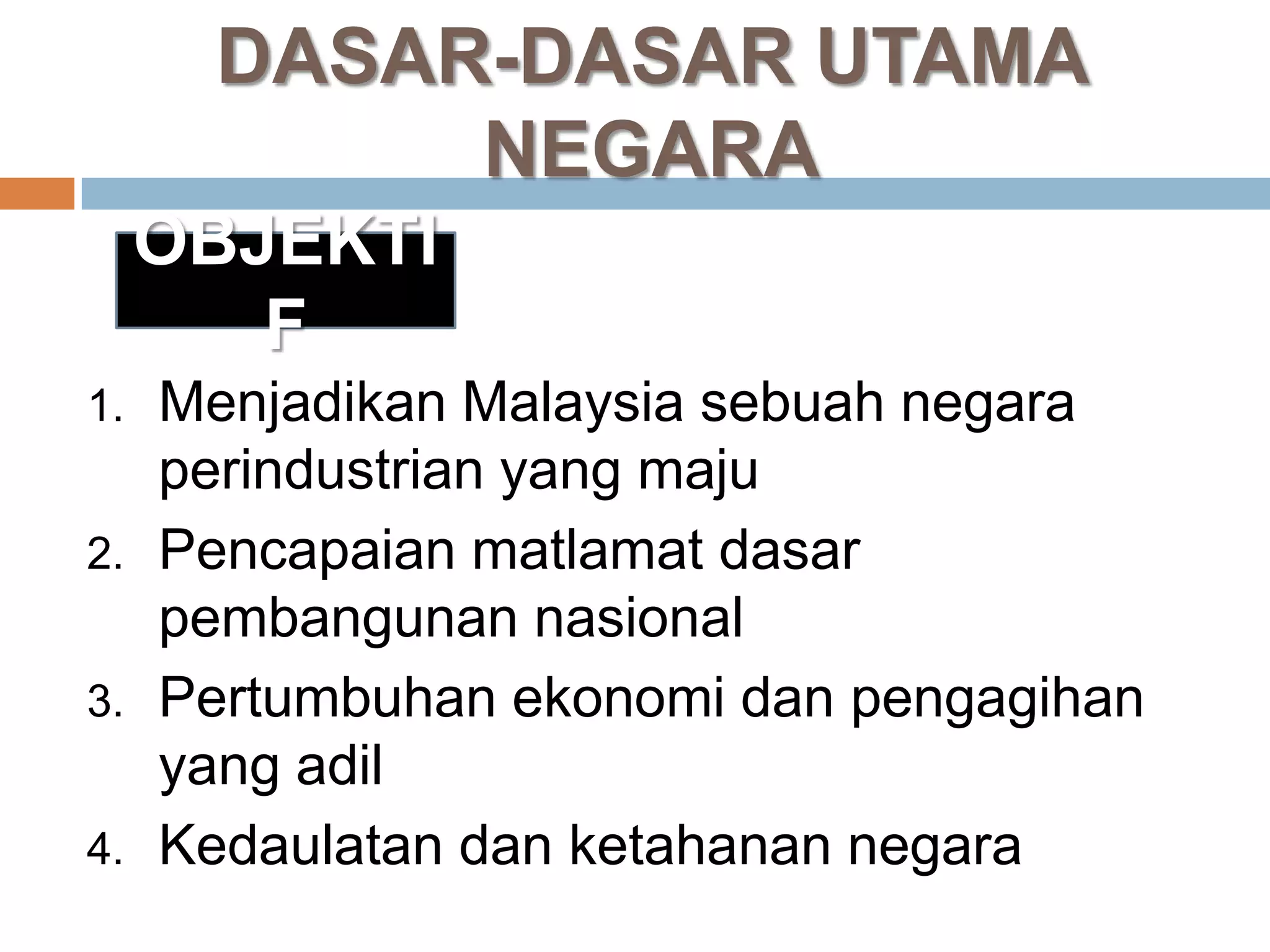 11 dasar dasar-kerajaan_malaysia | PPTX