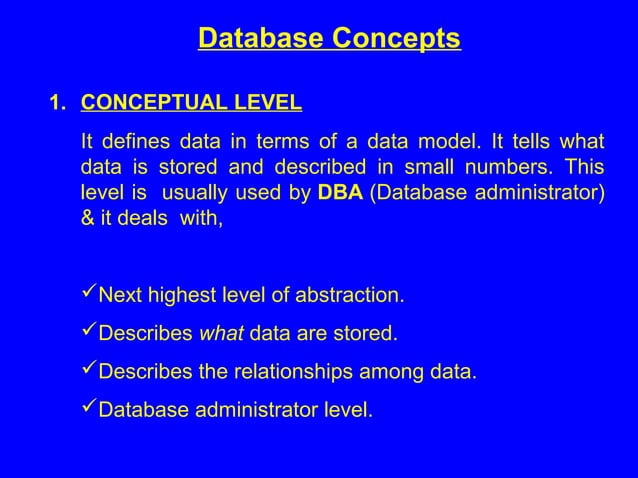 11 Database Concepts | PPT | Databases | Computer Software and Applications