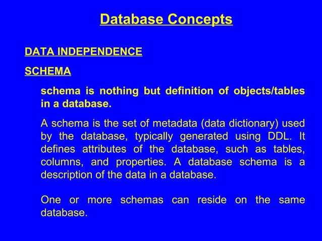 11 Database Concepts | PPT | Databases | Computer Software and Applications