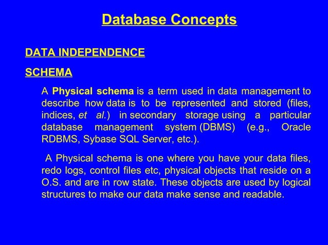 11 Database Concepts | PPT | Databases | Computer Software and Applications