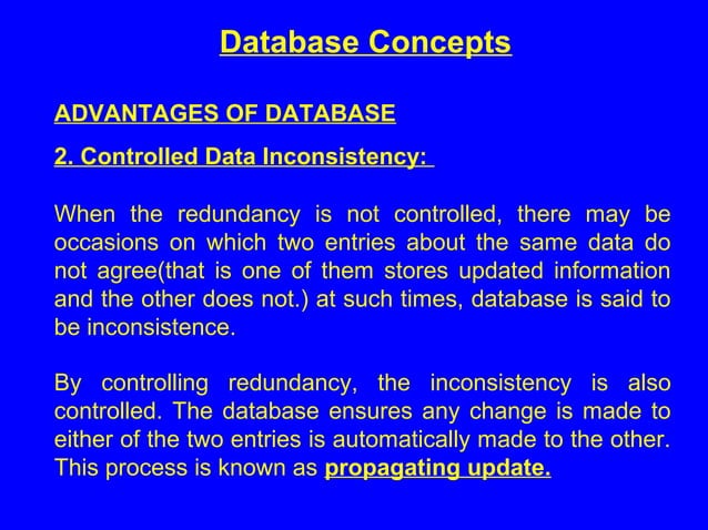 11 Database Concepts | PPT | Databases | Computer Software and Applications