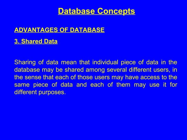 11 Database Concepts | PPT | Databases | Computer Software and Applications