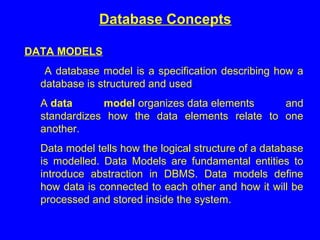 11 Database Concepts | PPT
