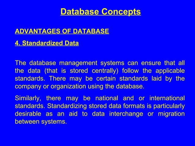 11 Database Concepts | PPT