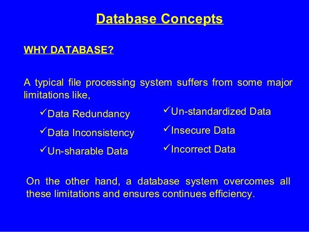 11 Database Concepts