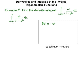 12 derivatives and integrals of inverse trigonometric functions x | PPTX