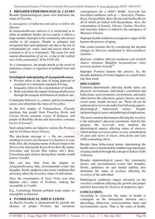 Determinants of Health in Ayurveda | PDF | Holistic Health ...