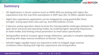 MIPI DevCon 2021: MIPI I3C Signal Integrity Challenges on DDR5-based Server Platform Solutions | PDF