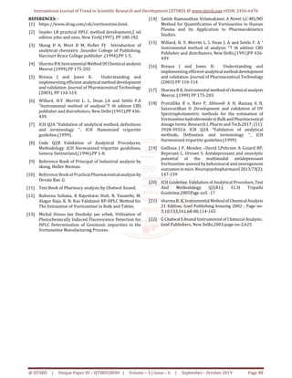 Development and Validation of RP HPLC Method for Estimation of ...