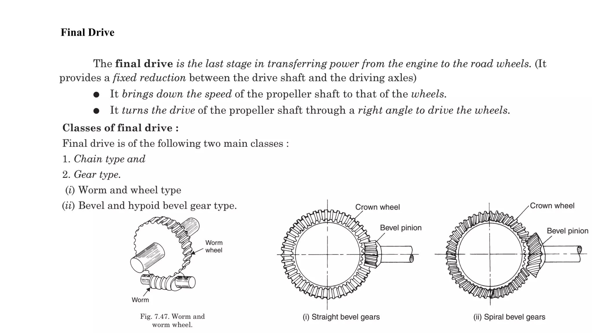 Final Drive_Differential | PDF