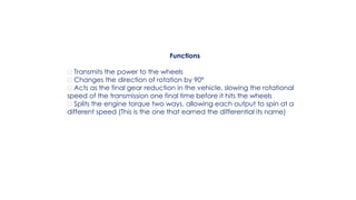Final Drive_Differential | PDF