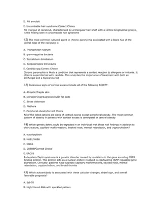 ETAS_MCQ_11 disorder of hair and nails | DOC