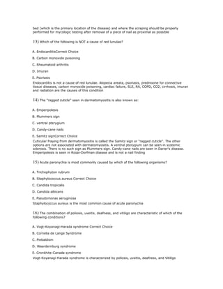 ETAS_MCQ_11 disorder of hair and nails | DOC