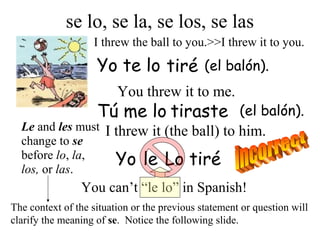 11doubleobjectpronouns 120813141449-phpapp01 | PPT