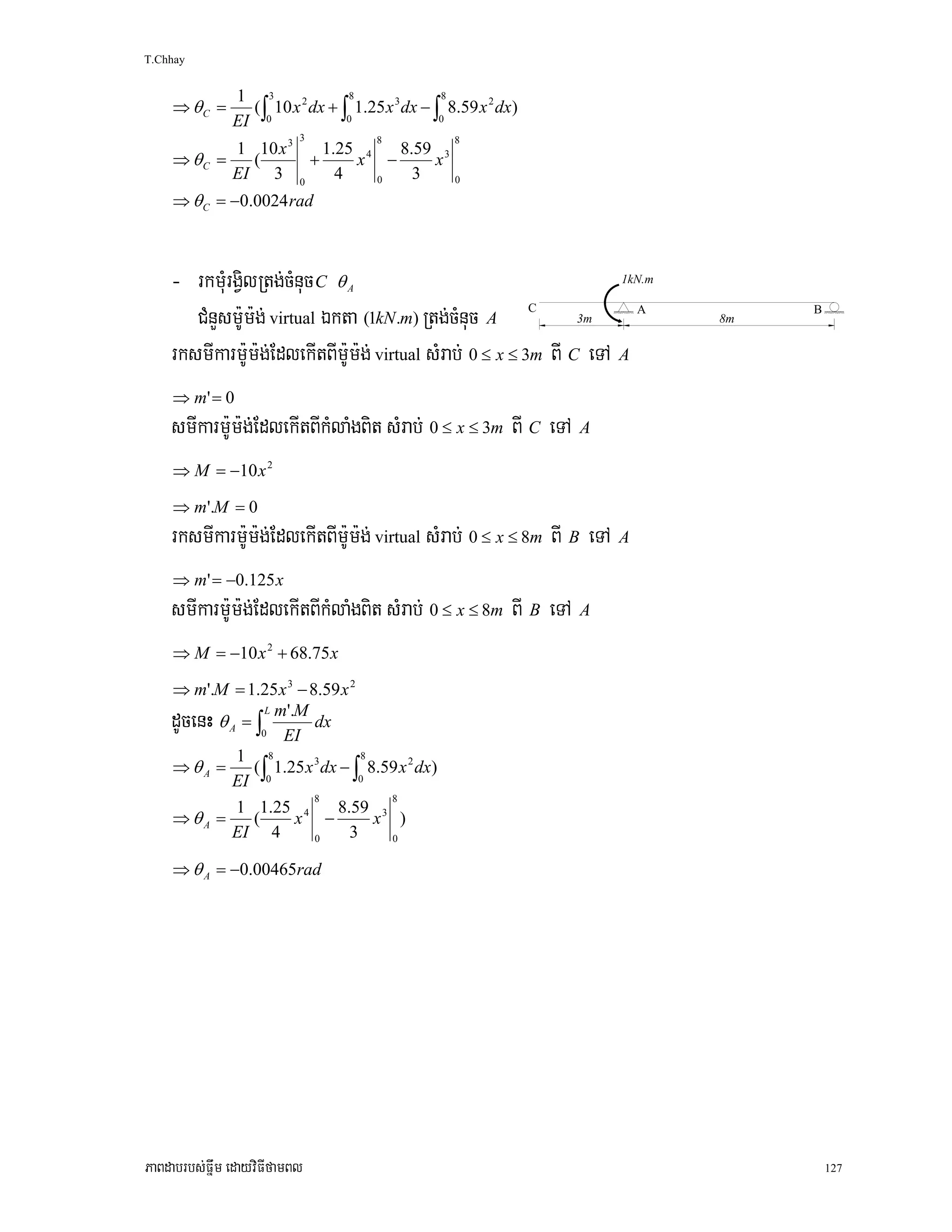 11e.deflection of beam the energy methode10 | PDF
