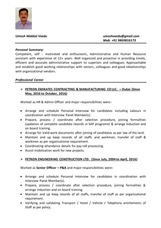 Umesh Makkal Veedu 1 | DOCX