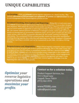 PSSI Brochure | PDF