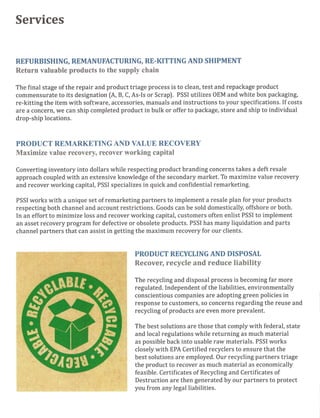 PSSI Brochure | PDF