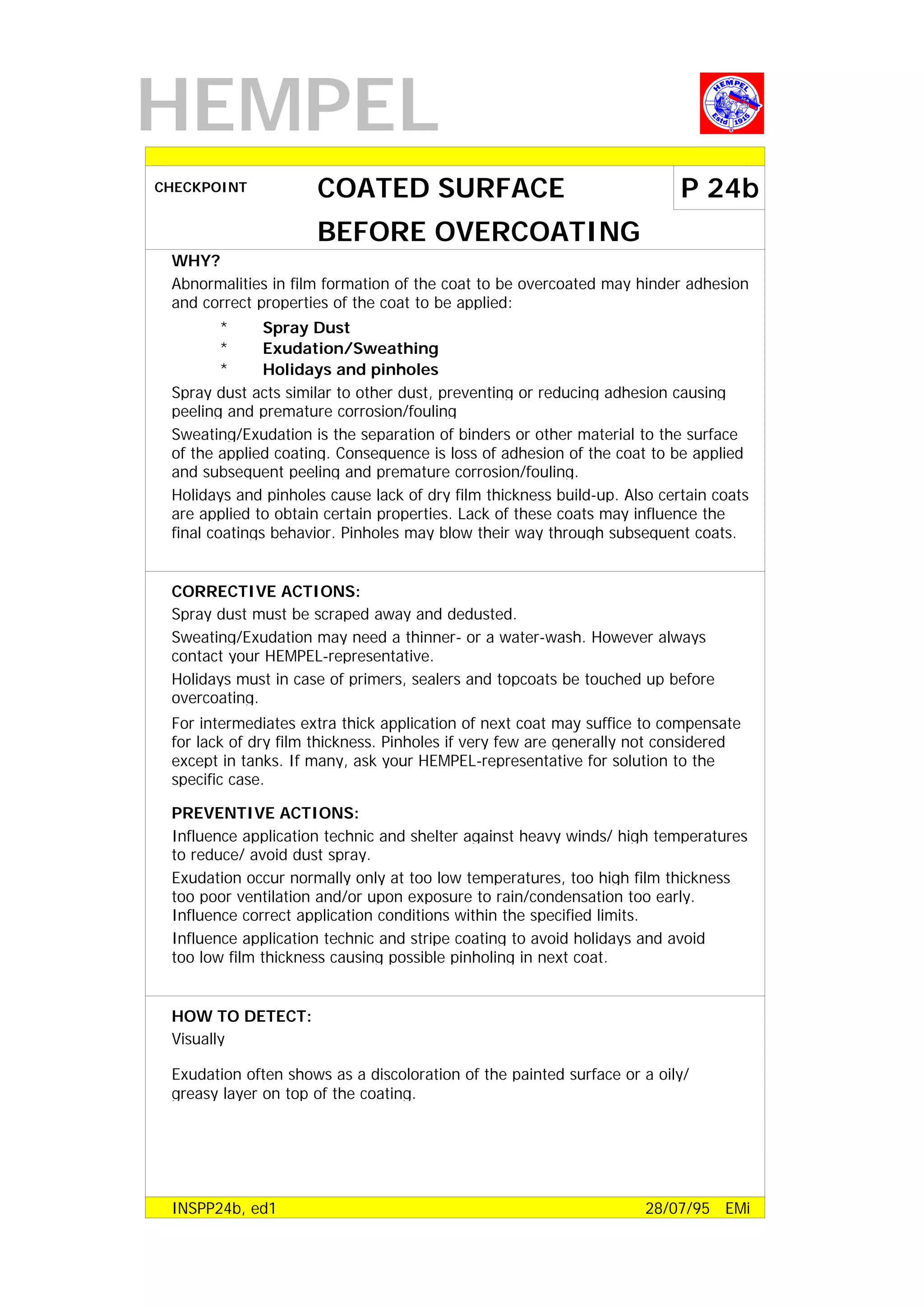Hempel Coating Reference Handbook | PDF