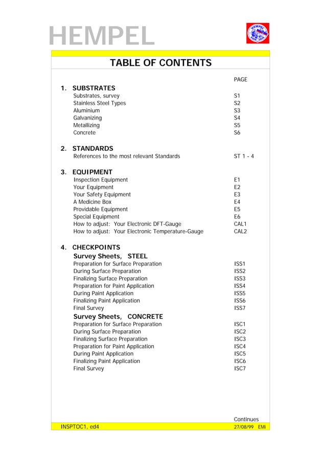 Hempel Coating Reference Handbook | PDF
