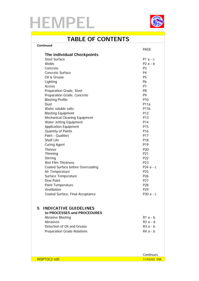 Hempel Coating Reference Handbook | PDF