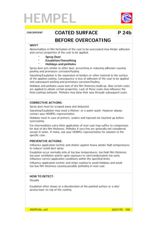Hempel Coating Reference Handbook | PDF
