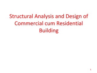 Analysis and design of building | PPT