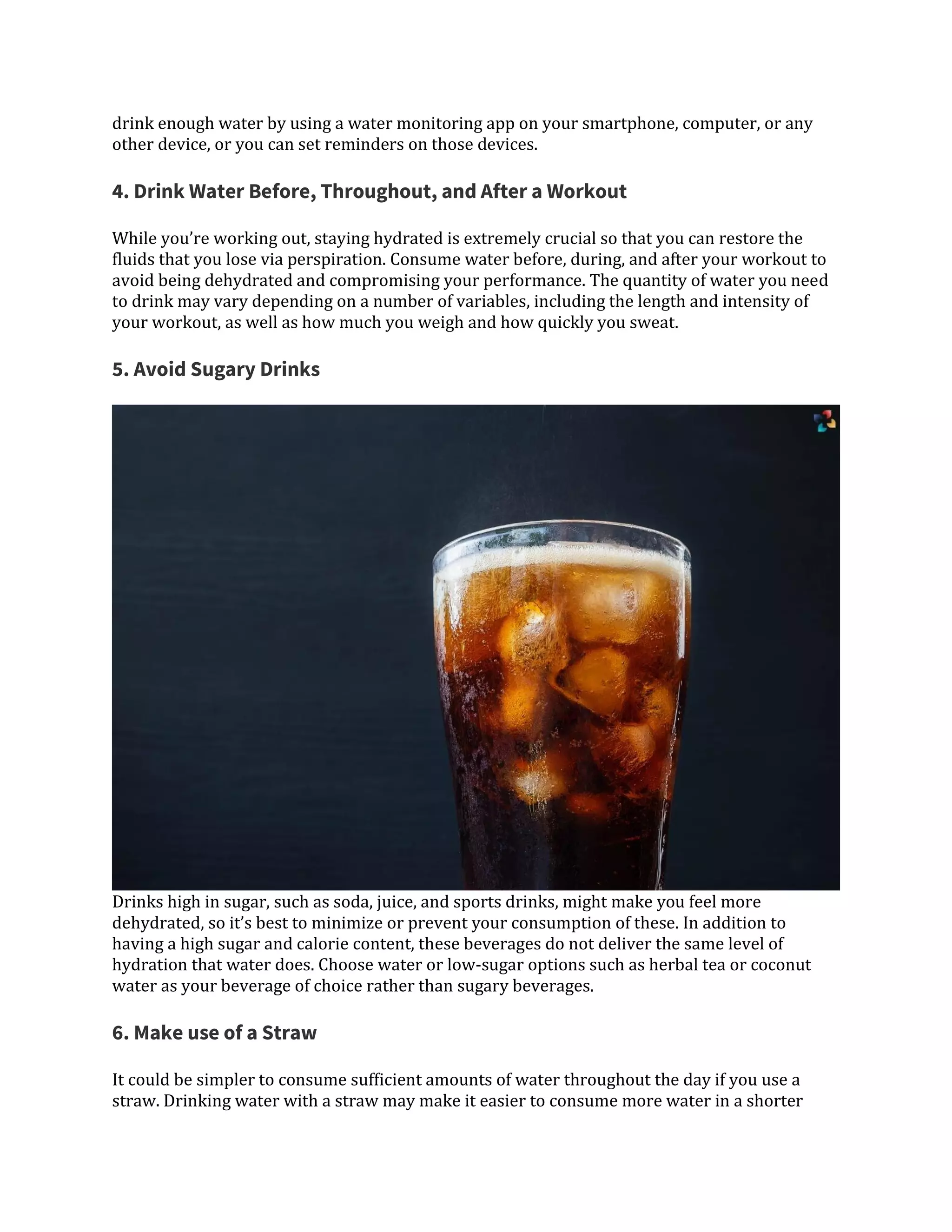 11 Effective Tips for Staying Hydrated and Avoiding Dehydration | PDF