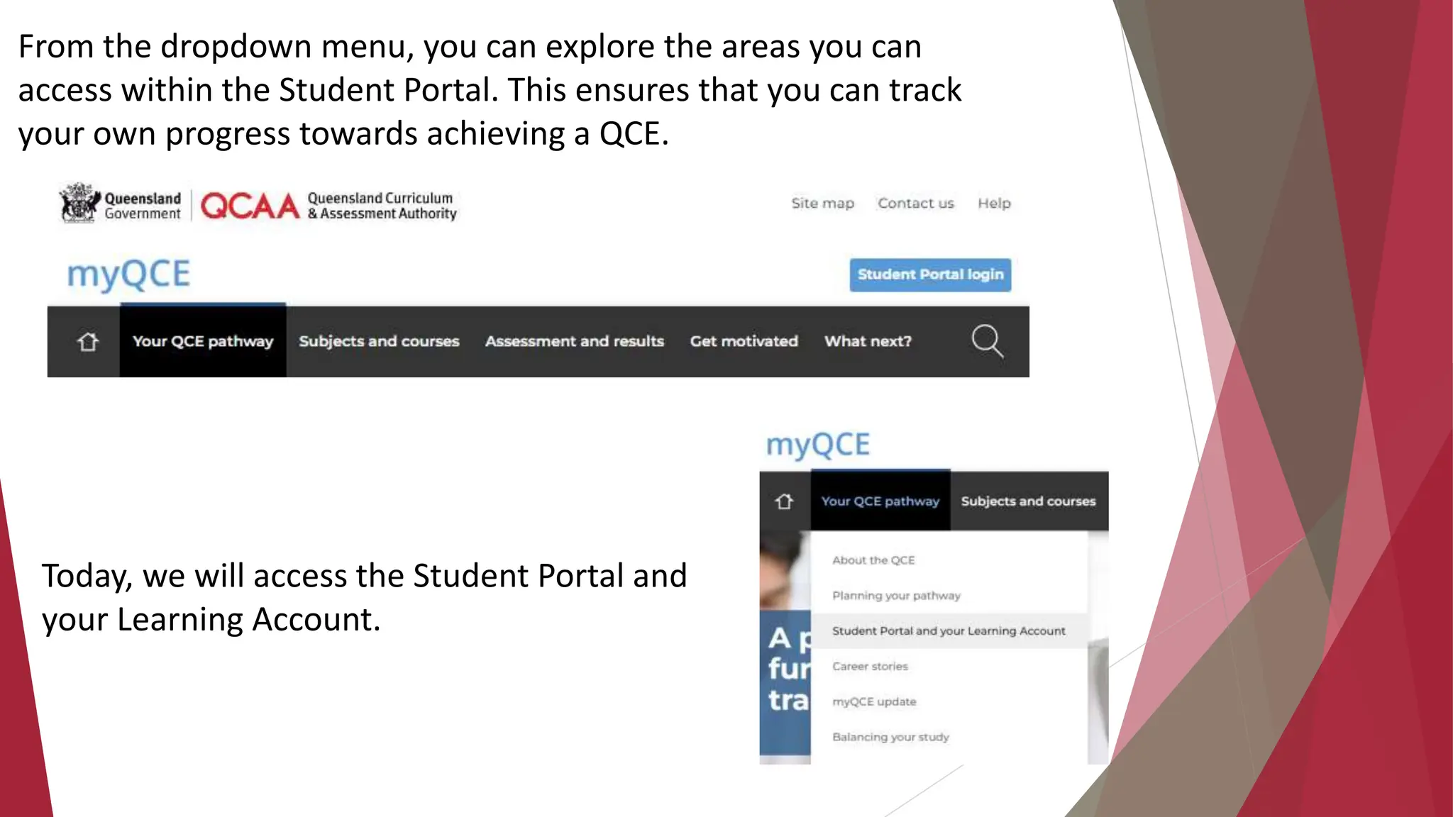 11EHS myQCE and Student Portal presentation.pptx
