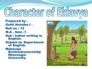 Character of Eklavya | PPT