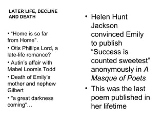 11_Emily_Dickinson.ppt Literature and media | PPT