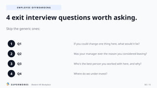 Employee Exit and Offboarding Playbook for Indian HR Teams | PPTX