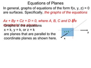 11 equations of planes | PPT