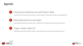 Building Lightweight Microservices With Redis & Hydra | PPT