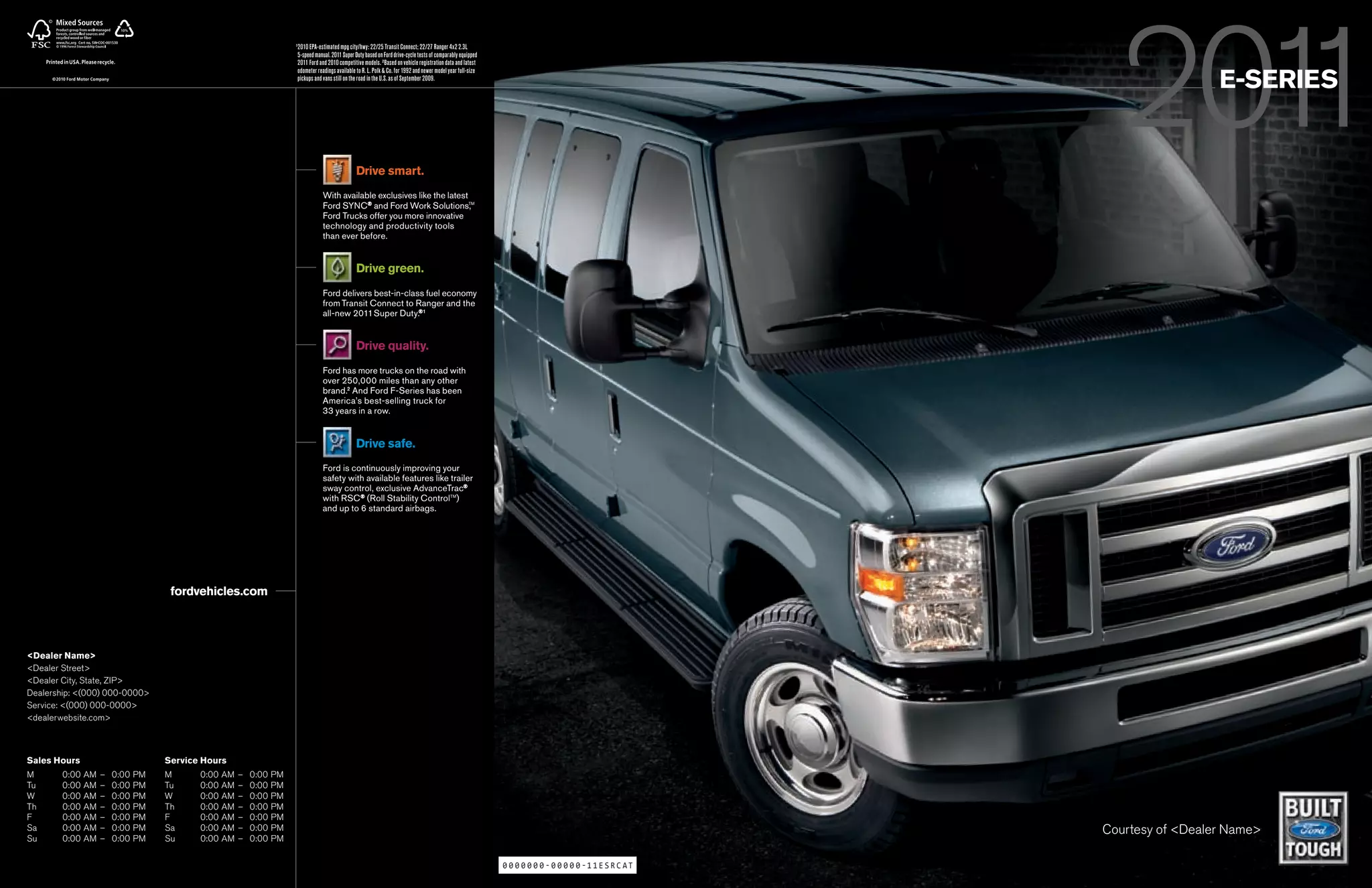 Jack Madden Ford - 2011 Ford E-Series Brochure | PDF | Van | Auto Body ...