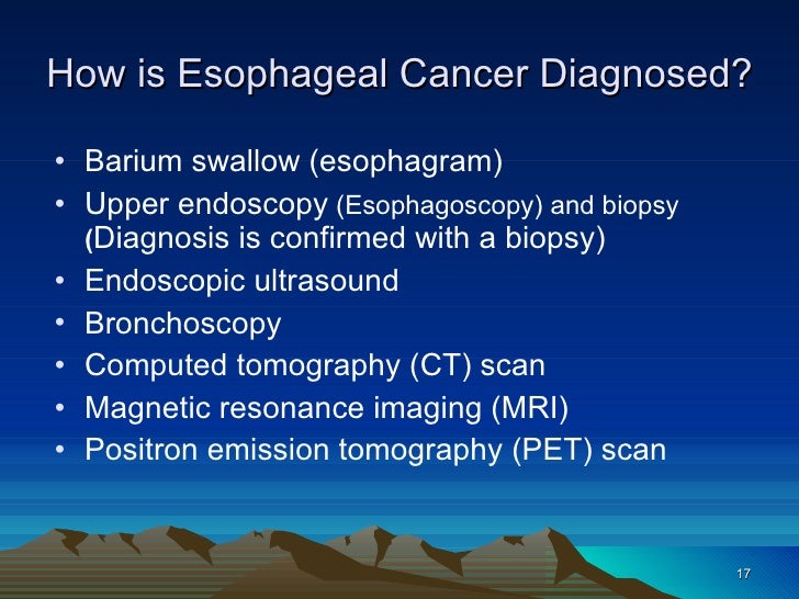 11 esophageal cancer
